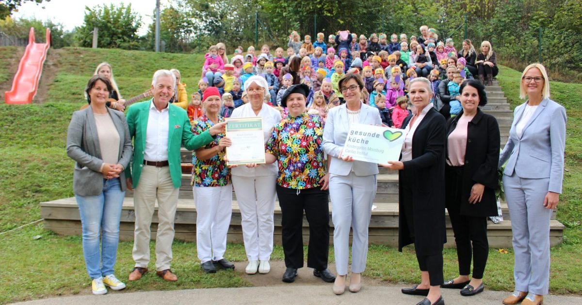 Kindergarten erneut ausgezeichnet und zertifiziert – Marktgemeinde Moosburg